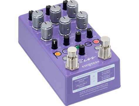 Empress Effects Bass Paraeq Parametric Equalizer And Boost Pedal What