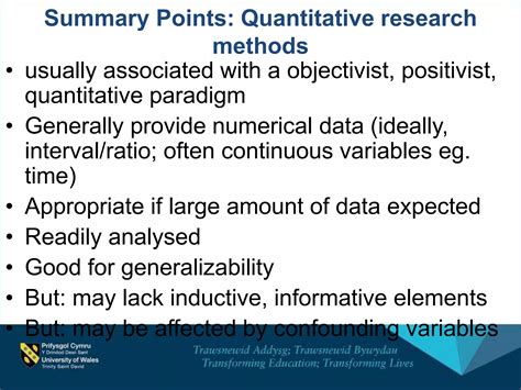 An Outline Of Quantitative Research Methods Pptx