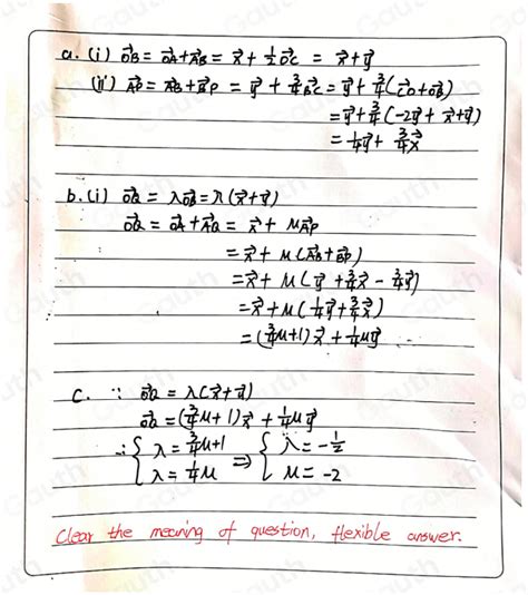 Solved The Diagram Shows A Quadrilateral Oabc Where Oc Is Parallel To Ab It Is Given That