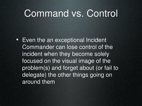 Ppt Command And Control Powerpoint Presentation Free Download Id5492488