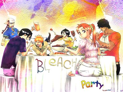 HD Wallpaper Bleach Ichigo Kurosaki Orihime Inoue Renji Abarai