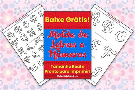 Baixe Grátis O Molde De Letras Cursivas E Números A Fonte Lactosa Para Artesanato E Atividades