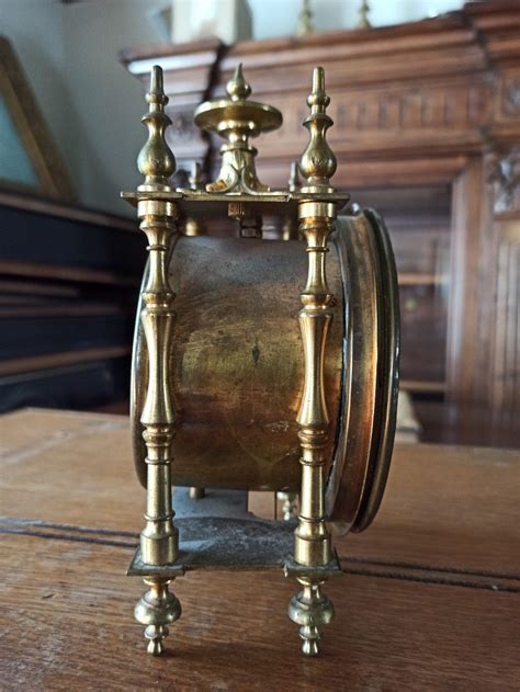 Nineteenth Century Bronze Desk Clock From Farcot