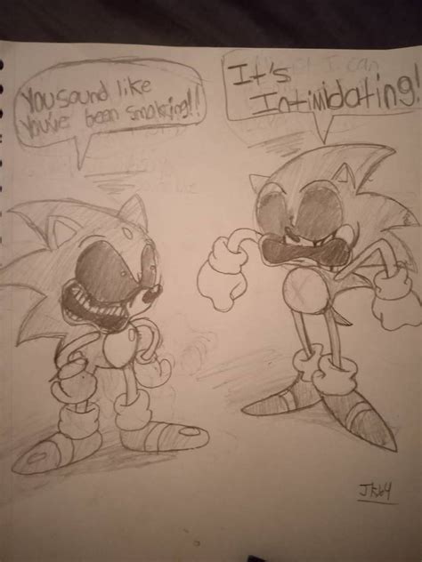 Sonic Exe And Xenophanes Arguing By Jaykay64 On Deviantart