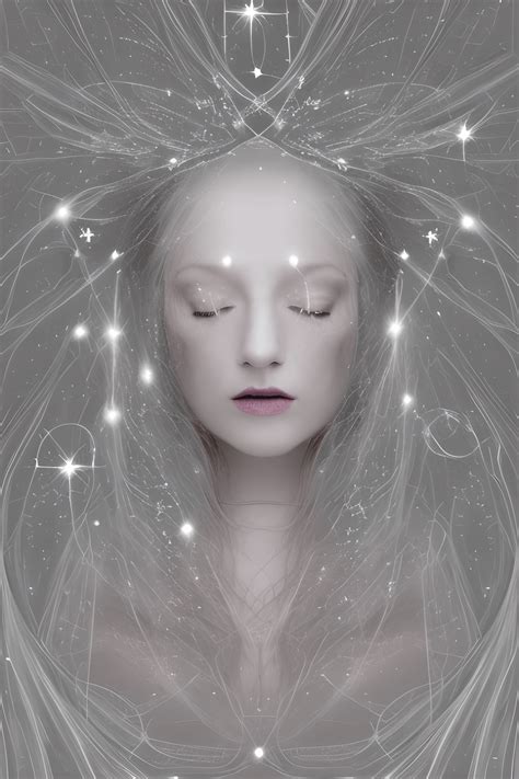 Beautiful Ghost Goddess In The Darkness · Creative Fabrica