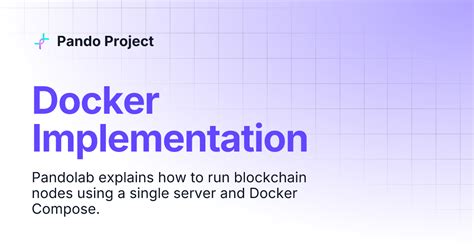 Docker Implementation Pando Project