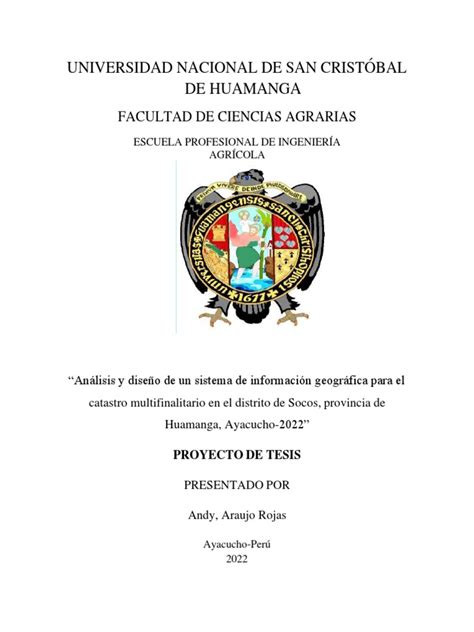 Proyecto De Tesis Pdf Lenguaje De Modelado Unificado Sistema De Información Geográfica