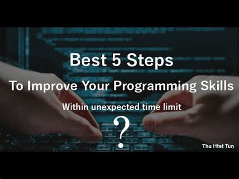 Best 5 Steps To Improve Your Programming Skills YouTube
