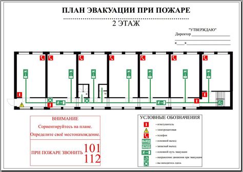 Схема эвакуации при пожаре образец из квартиры