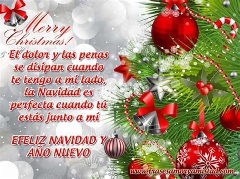 Imágenes con Frases de Navidad para Saludar Frases de Navidad y Año