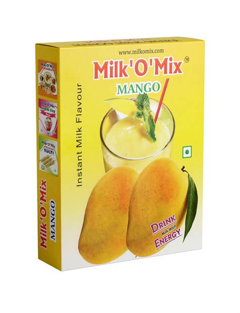 Milkomix Mango Milkshake And Ice Cream Flavored Milk Powder 150 Gm