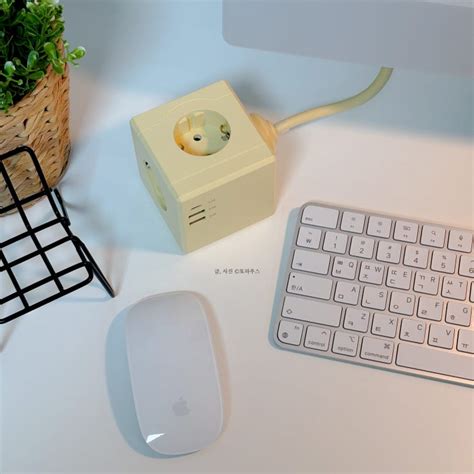 큐브 고용량 멀티탭 디자인과 깔끔한 정리 Usb 3구 접지 네이버 블로그