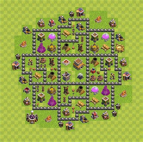 Trophy Defense Base Th Clash Of Clans Town Hall Level Base