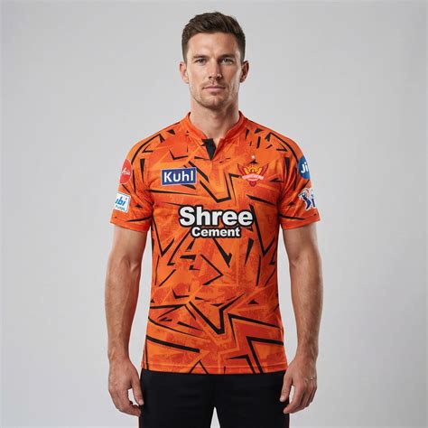 Playr X Sunrisers Hyderabad Authentic Fan Jersey Ipl 2026 Adult Plain