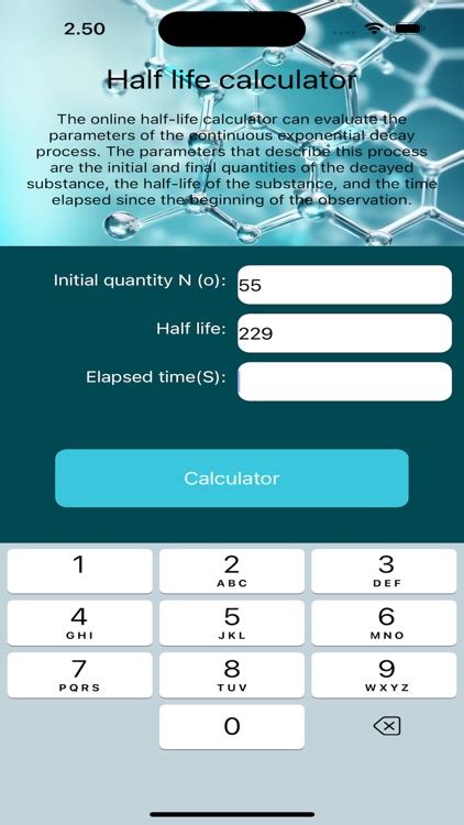 Half Life Calculation By Ban Sinh Do