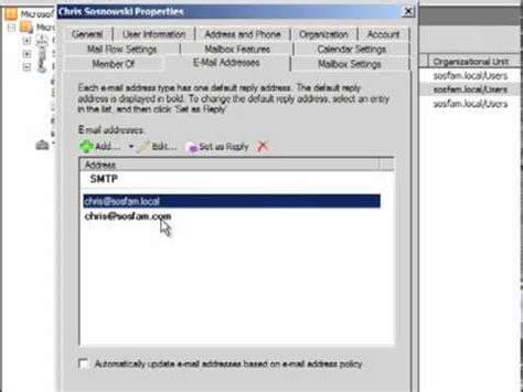 How To Add Multiple Email Addresses To Exchange YouTube