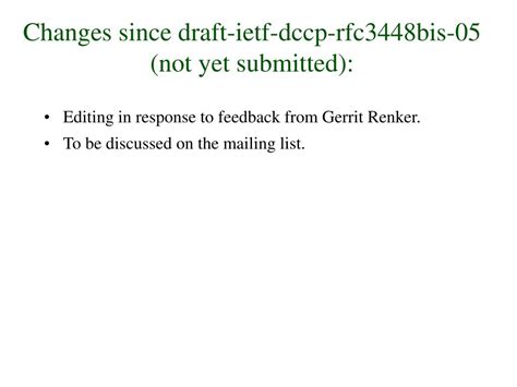 Ppt Tcp Friendly Rate Control Tfrc Protocol Specification Rfc3448bis Powerpoint