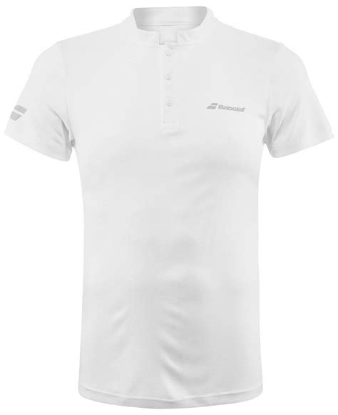 тенісна футболка чоловіча Babolat Play Polo Men Whitewhite поло