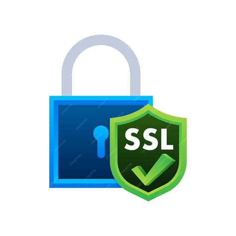 Premium Vector Ssl Secure Connection Icon Vector Illustration Isolated On White Background
