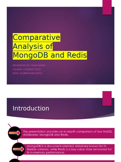 Mongodb Vs Redis Presentation Final Pdf