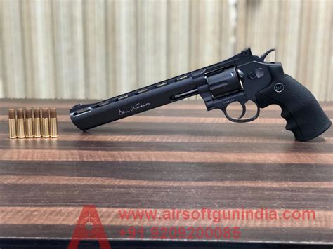 Dan Wesson 8 CO2 BB Revolver Black By Airsoft Gun India Airsoft Gun