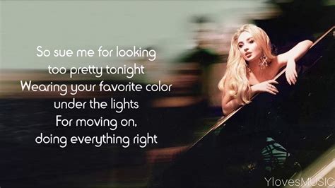 Sabrina Carpenter Sue Me Lyrics Youtube Sabrina Carpenter Sue Me Lyrics Youtube