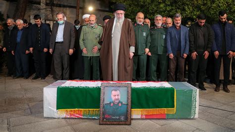 Vow Of Retribution Iran Mourns Officers Lost In Alleged Israeli Strike