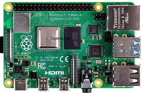 قیمت و خرید برد رزبری پای 4 با 2 گیگ رم Raspberry Pi 4 2g مینی