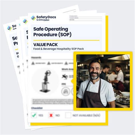 Food And Beverage Hospitality Sop Pack Safetydocs Pdf And Word Templates