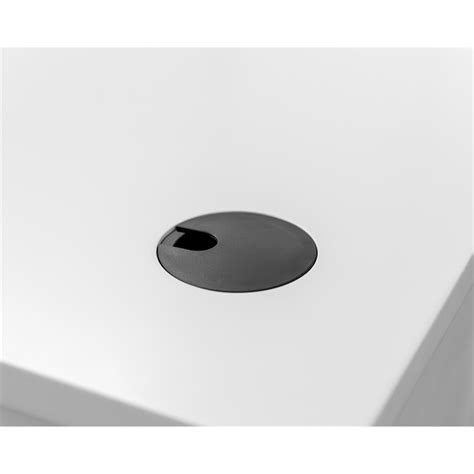 Modern Wood Executive Desk Office Desk Fully Assembled White Cymax