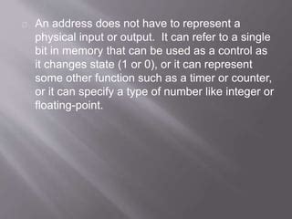 Basic PLC Symbols And Addresses In LogixPro PPTX