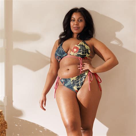 Vintage Nautical String Bikini Maritime Sailing Ships Ocean Boats