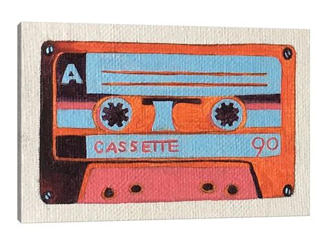 Cassette Canvas Wall Art By Tara Barr Icanvas