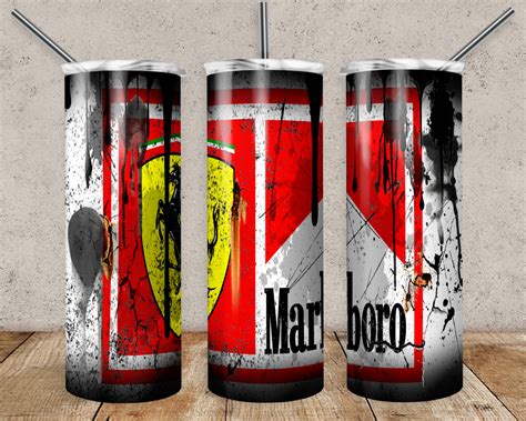 Ferrari Logo 20oz Sublimation Tumbler Designs Car Brands Straight Ski