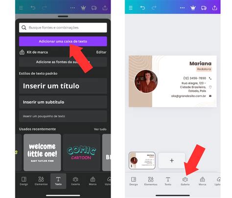 Cartão de visita virtual como fazer pelo Canva no celular