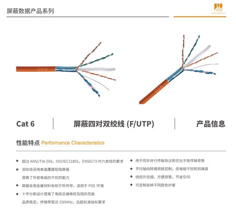 Cat 屏蔽四对双绞线 F UTP