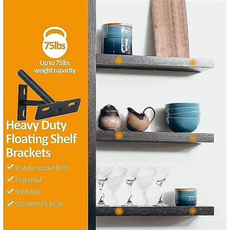 Floating Shelf Brackets Create A Sleek And Minimalist Look With These