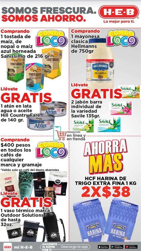 Folleto HEB Del 14 Al 20 De Octubre Con Ofertas De 2x1 3x2 Productos