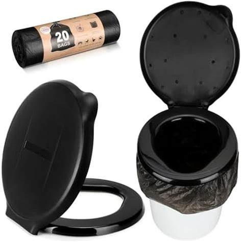 Portable Toilets For Camping Rv And Outdoor Use With 5 Gallon Capacity