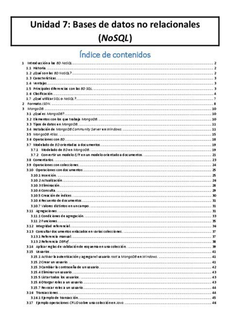 bases de datos nosql pdf