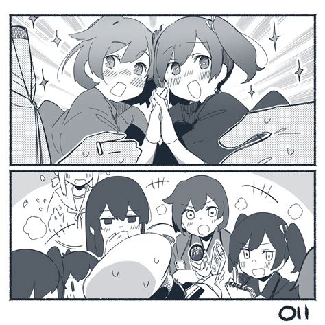 Admiral Kaga Akagi Fubuki Souryuu And 1 More Kantai Collection
