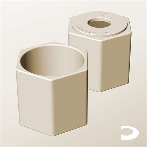 Free Stl File Ch96 100 P Pierced Modular Stacking Storage Box Bin