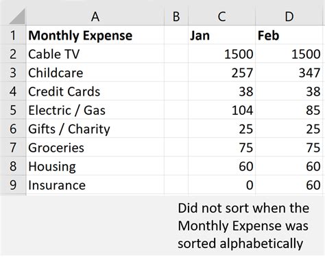 Excel List Management My Reno Computer Tutor