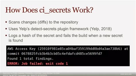 Finding Secrets In Source Code The Devops Way Ppt