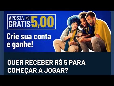 APOSTA GRÁTIS DE 5 REAIS NA GALERA BET YouTube