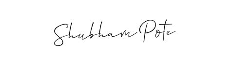 71 Shubham Pote Name Signature Style Ideas Perfect E Signature