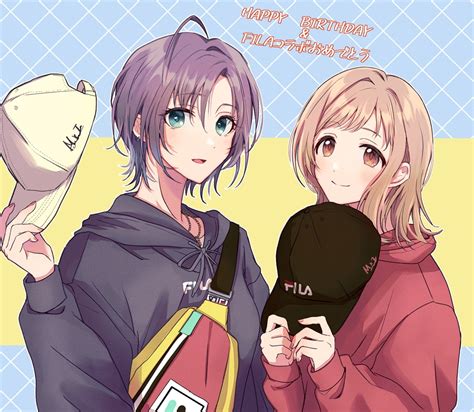Asakura Toru And Sakuragi Mano Idolmaster And 1 More Drawn By