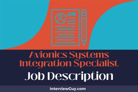 avionics systems integration specialist job description [updated for 2025]