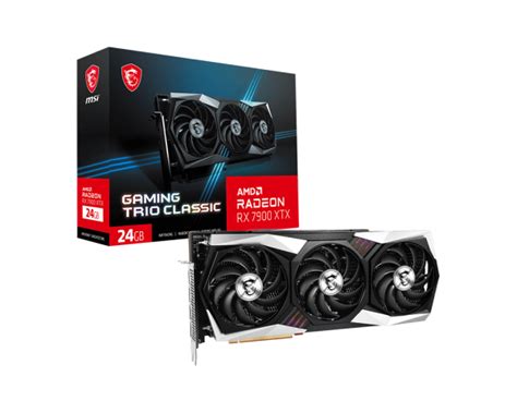 Radeon RX 7900 XTX GAMING TRIO CLASSIC 24G Graphics Card MSI Global