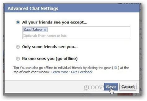 How To Appear Offline To Specific People On Facebook